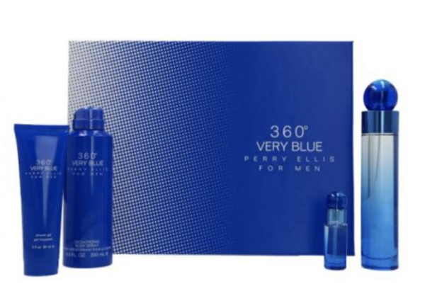 PERRY ELLIS ESTUCHES 360 VERY BLUE 100ML EDT HOMBRE – Perfumería Korai
